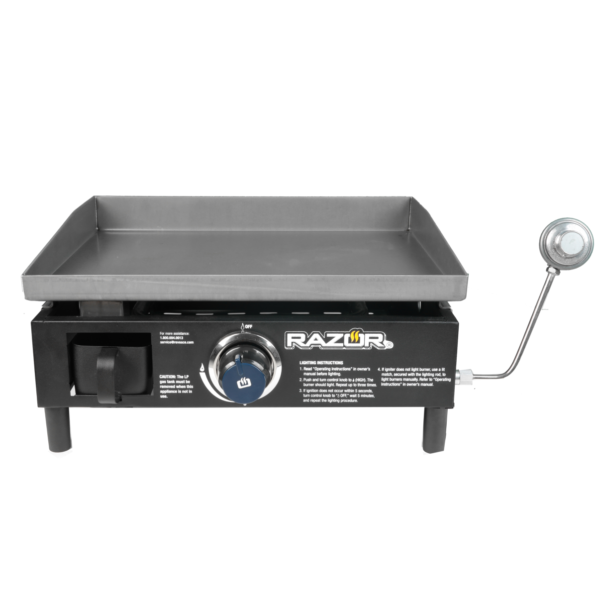 19in Razor 1 Burner Portable Griddle– Razor Griddle