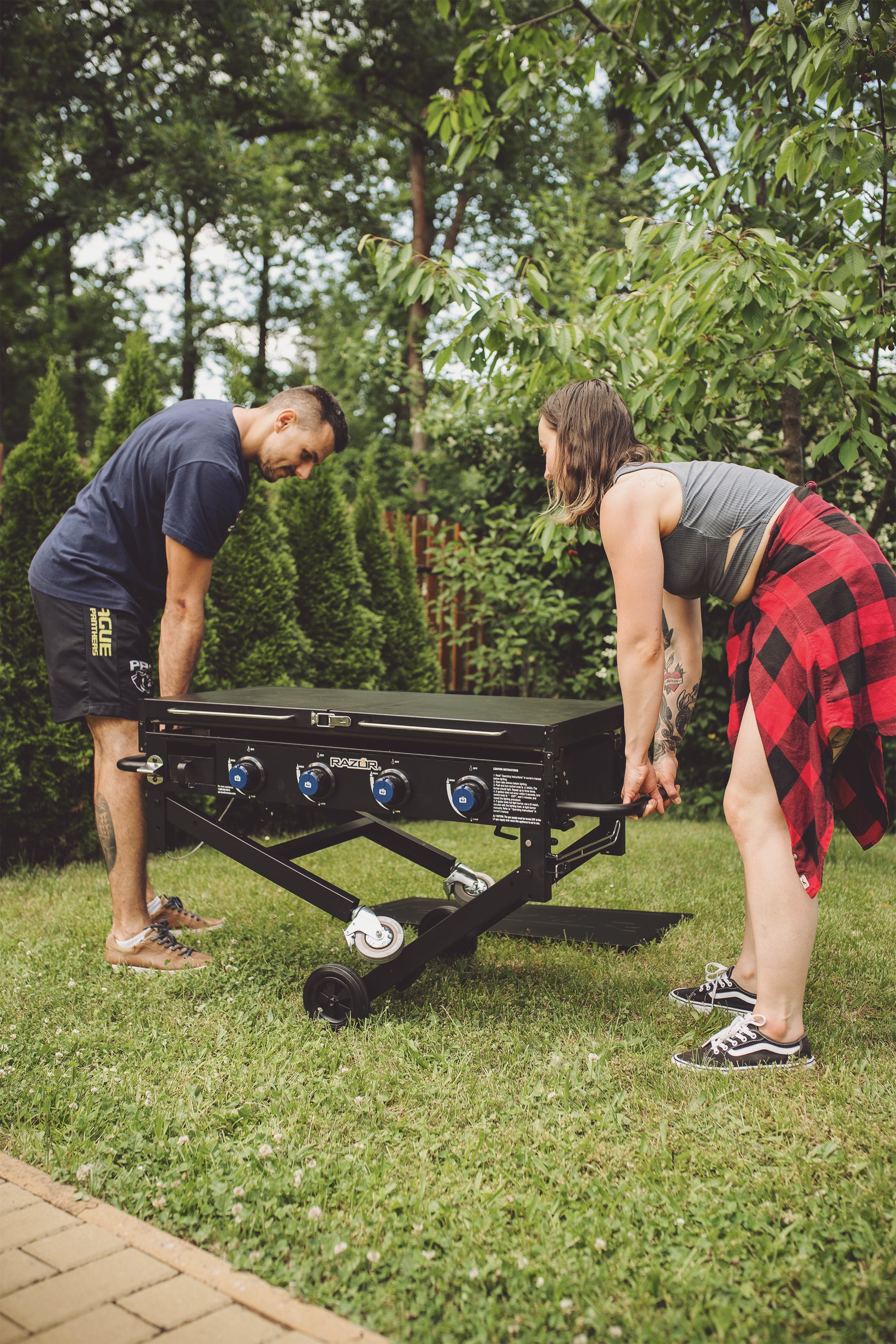 37in Razor 4 Burner Deluxe Griddle– Razor Griddle